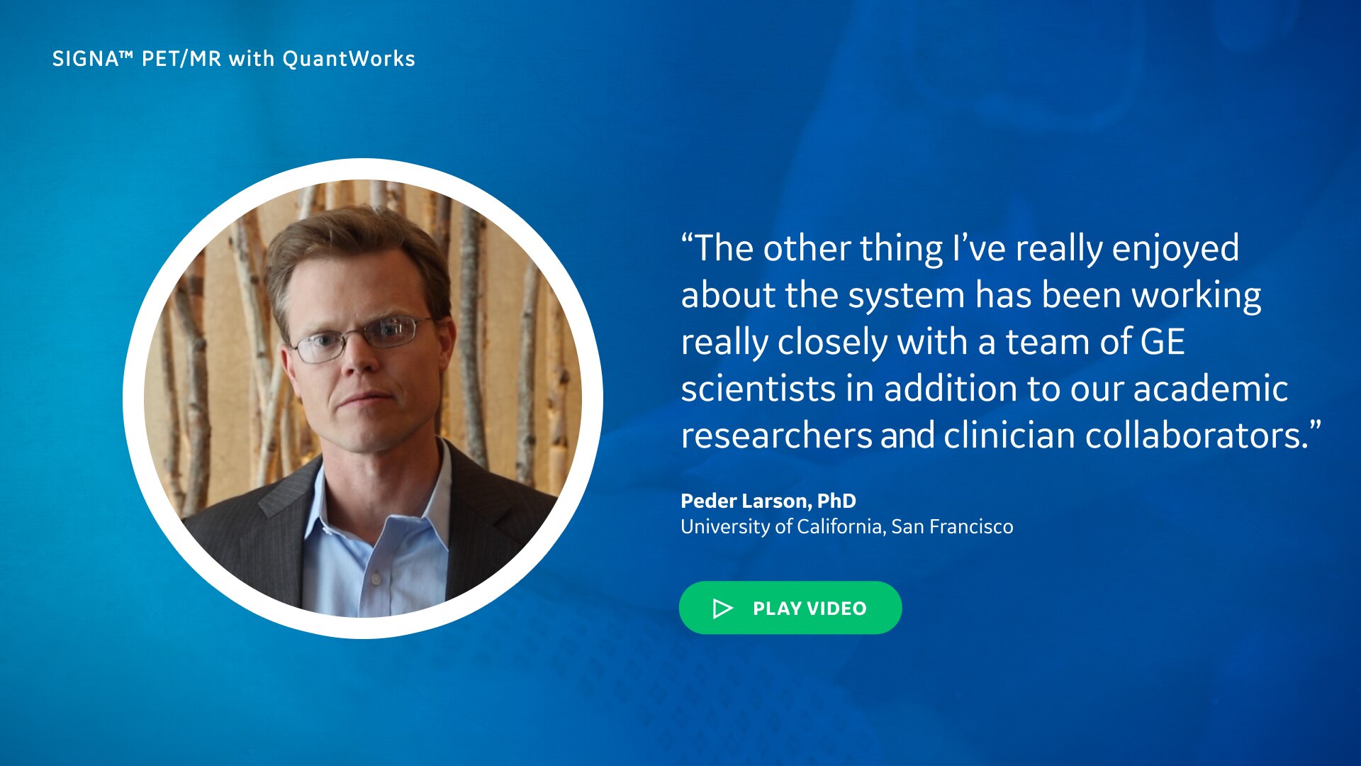 SIGNA™ PET/MR with QuantWorks | GE Healthcare (Japan)